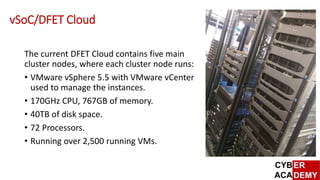 Design and Evaluation of [vSoC]: Virtualised Security Operations Centre | PPTX