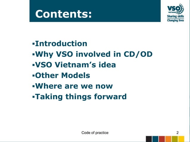 Vso code of practice review | PPT
