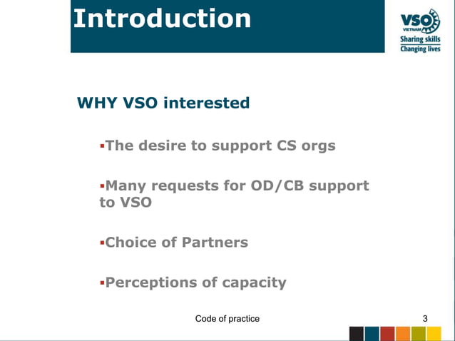 Vso code of practice review | PPT