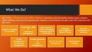 The Virtual Security Officer Platform | PPT