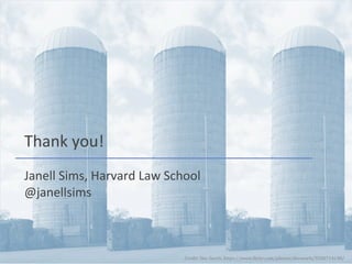 Janell Sims: Tunneling Through Silos | PPT