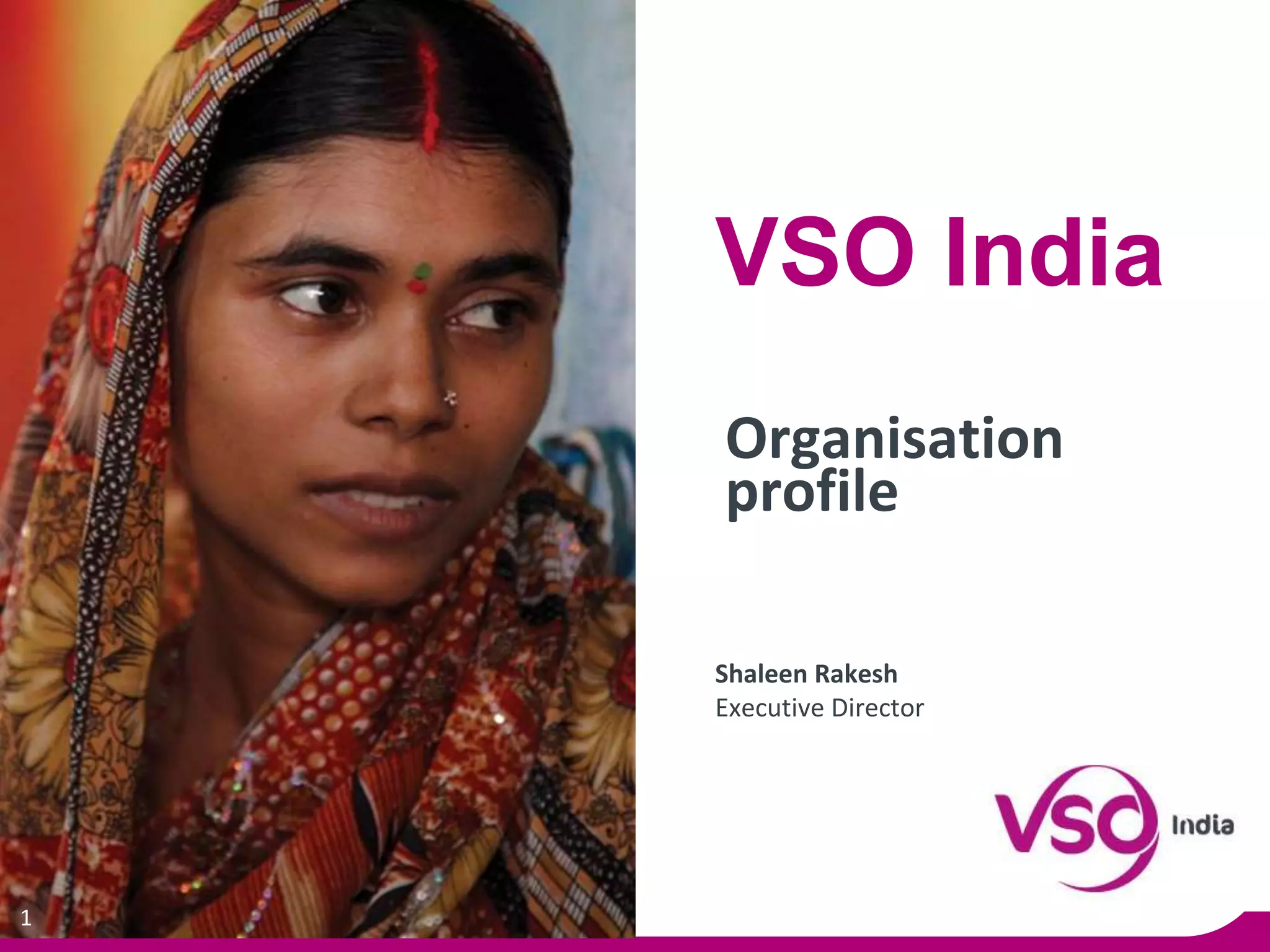 VSO India Organizational Profile | PPTX