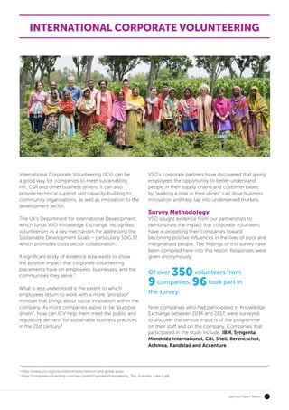 VSO Lasting Impact Report | PDF