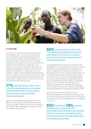 VSO Lasting Impact Report | PDF