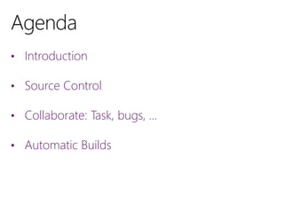 Introduction to Team Foundation Server (TFS) Online | PPT