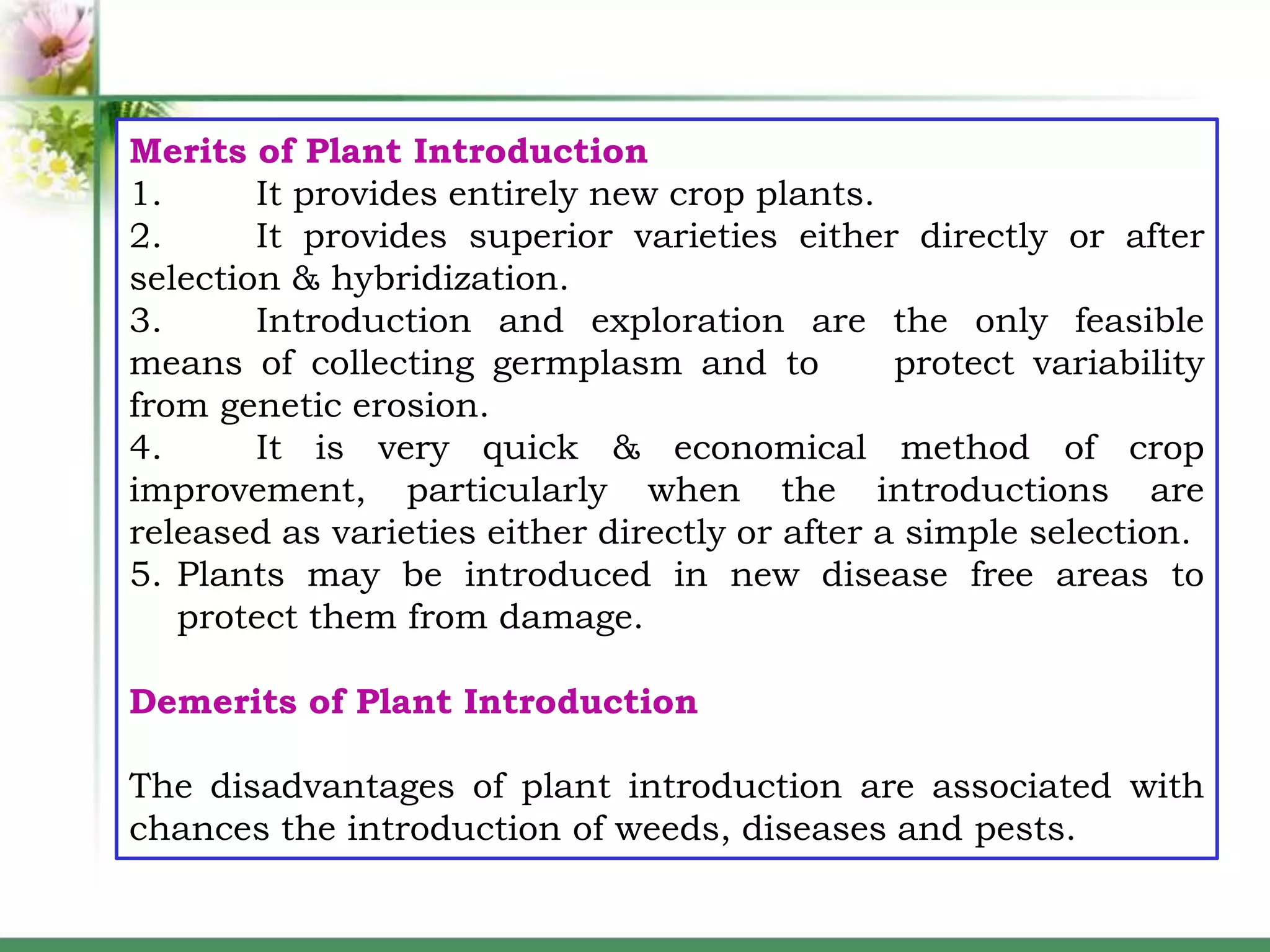 Breeding methods in cross pollinated crops with major emphasis on ...