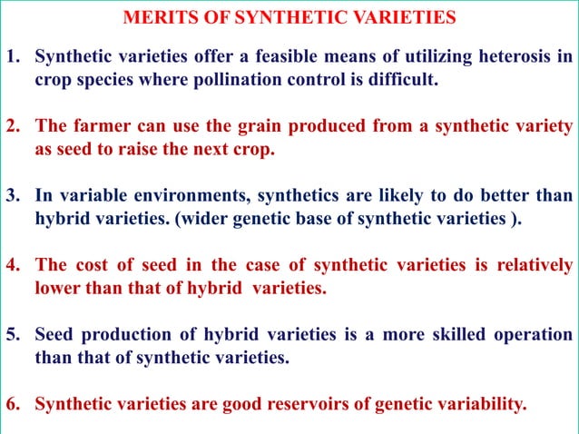Breeding methods in cross pollinated crops with major emphasis on ...