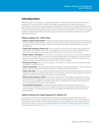 V sphere 5-upgrade-best-practices-guide | PDF | Databases | Computer Software and Applications