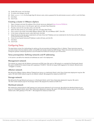 Pod density comparison: VMware vSphere with Tanzu vs. a bare-metal ...
