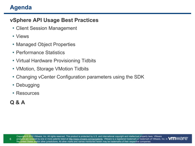 Vmware vSphere Api Best Practices | PPT