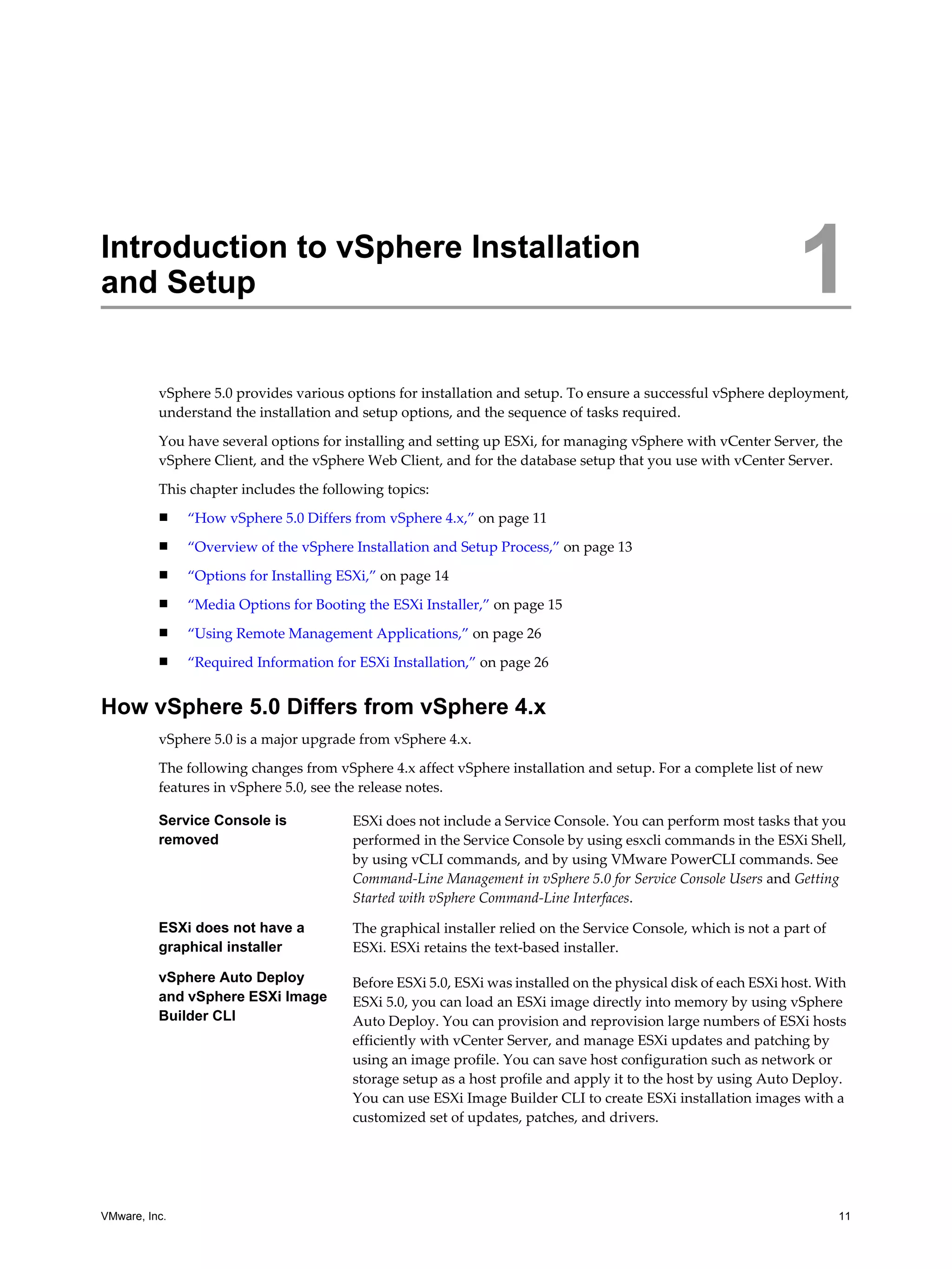 Vsphere esxi-vcenter-server-50-installation-setup-guide | PDF