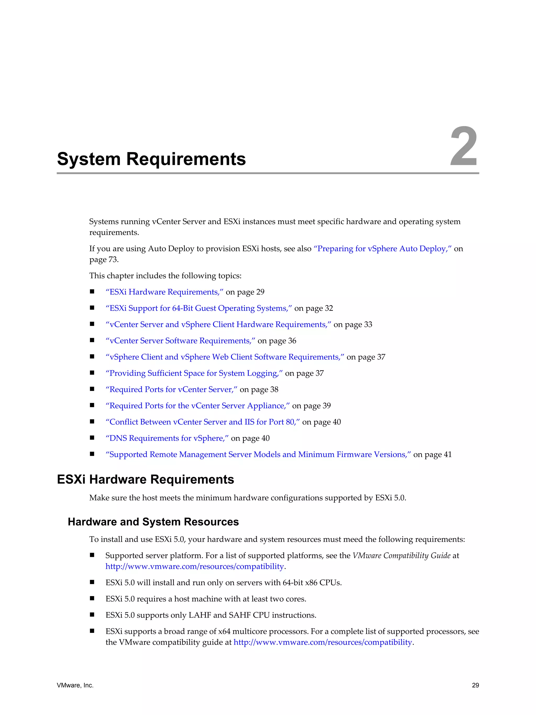 Vsphere esxi-vcenter-server-50-installation-setup-guide | PDF