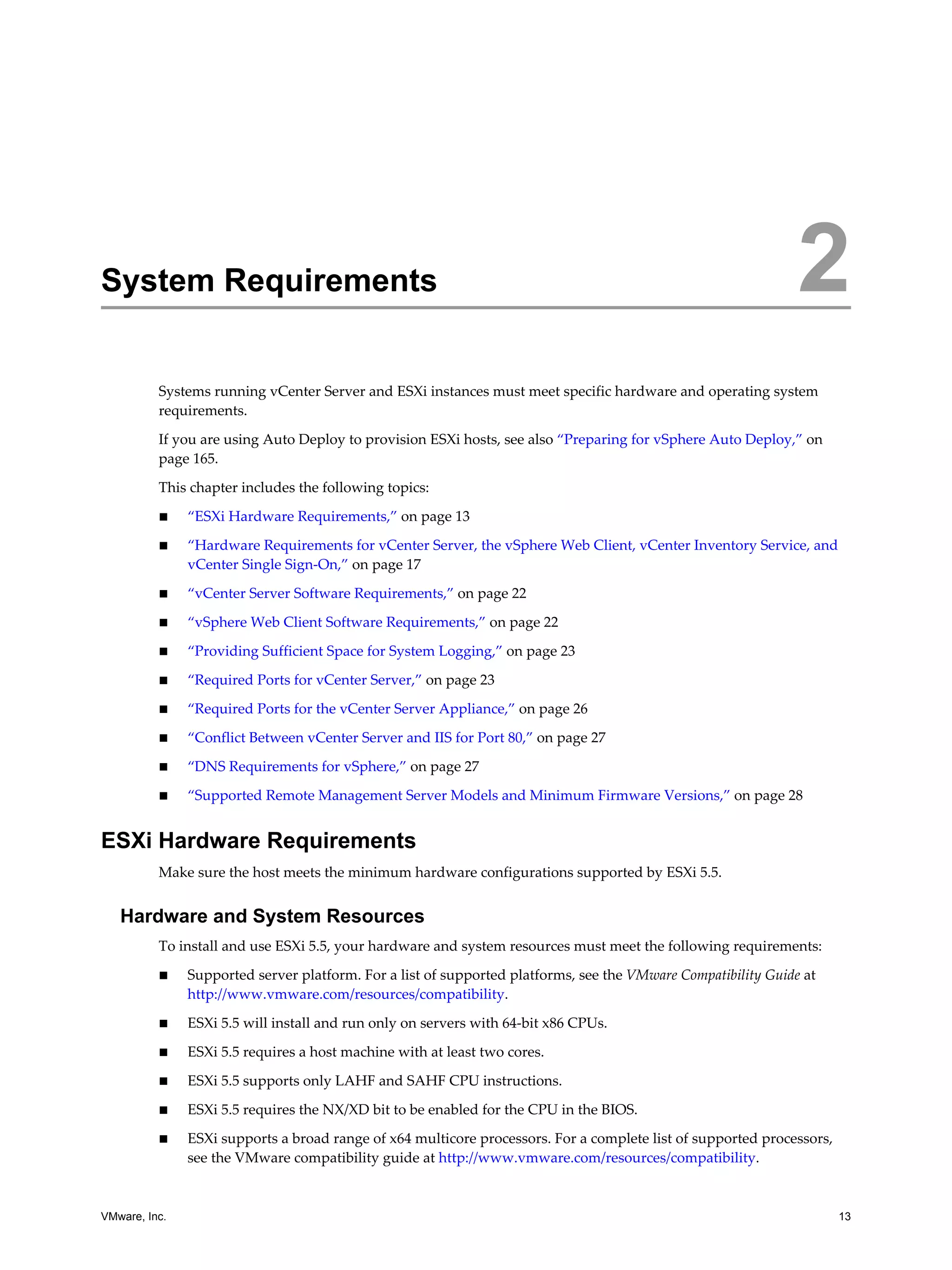 Vsphere esxi-vcenter-server-55-installation-setup-guide | PDF