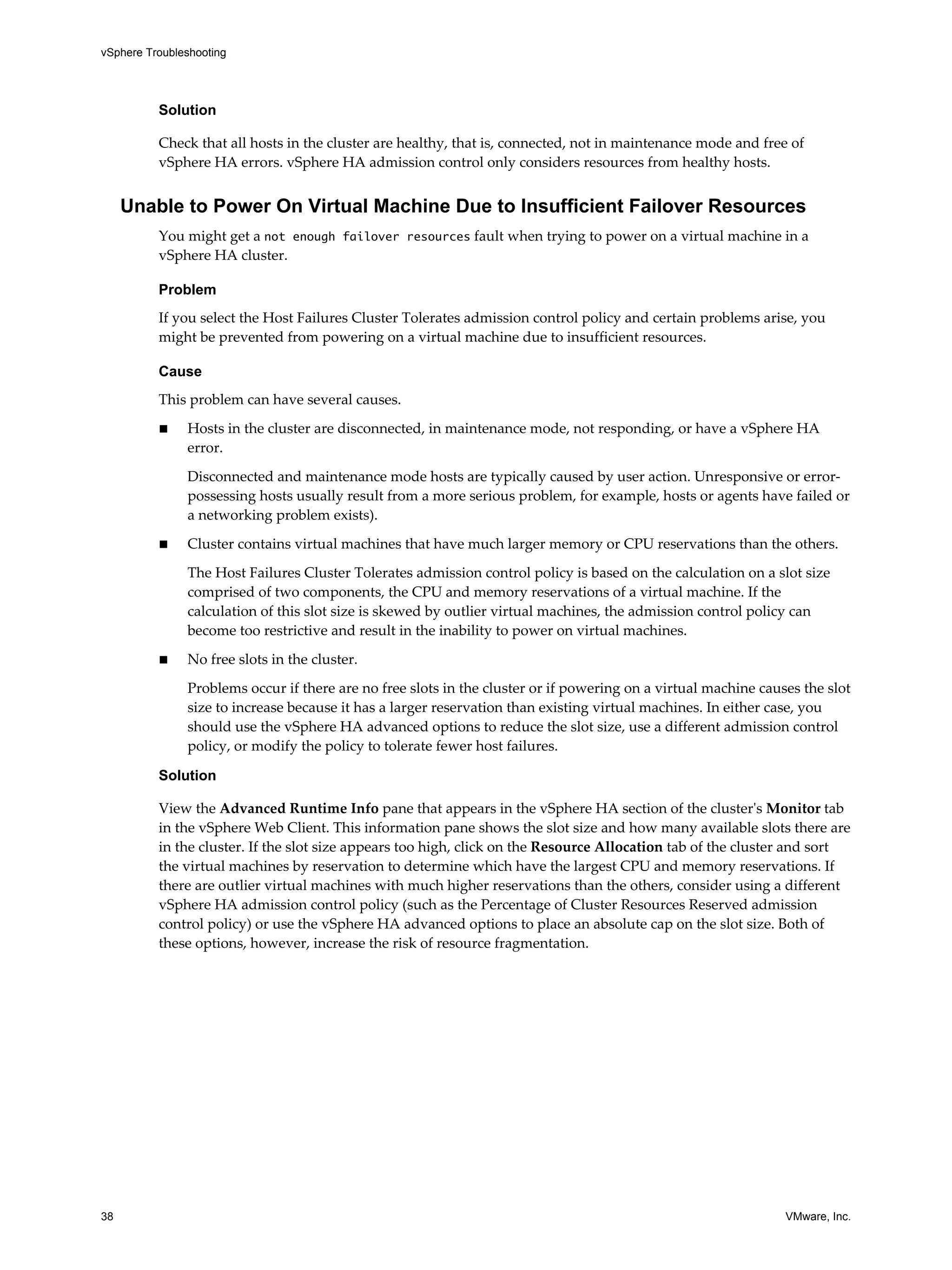 Vsphere esxi-vcenter-server-55-troubleshooting-guide | PDF