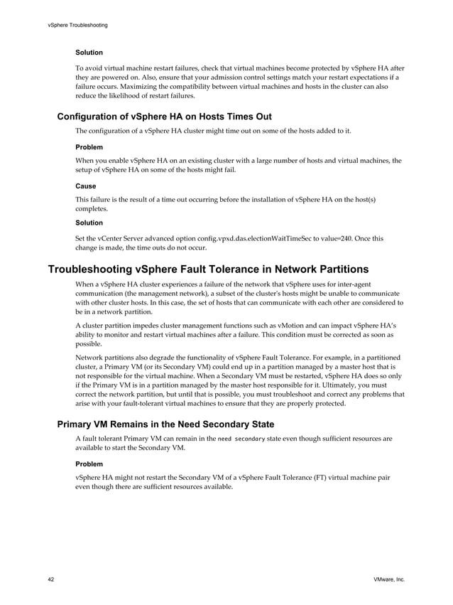 Vsphere esxi-vcenter-server-55-troubleshooting-guide | PDF