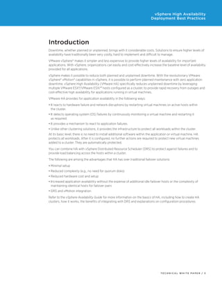 Vsphere ha-5-best-practices-guide | PDF