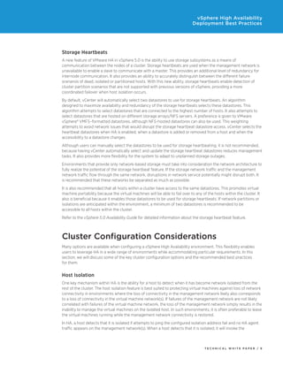 Vsphere ha-5-best-practices-guide | PDF