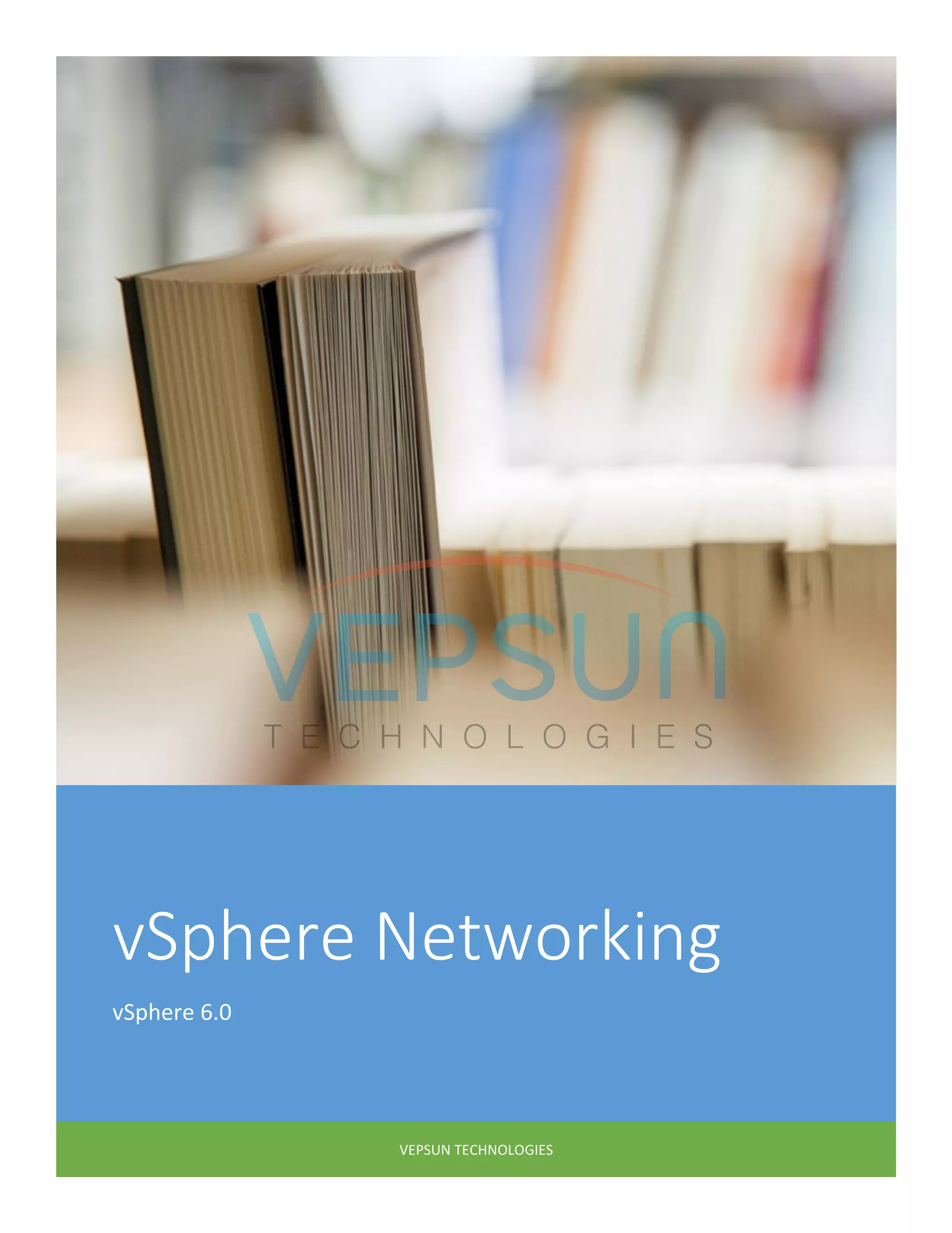 VMware vSphere Networking deep dive | PDF