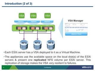VMware vSphere Storage Appliance (VSA) - Technical Presentation,Almacenamiento,SAN,NAS,NFS ...