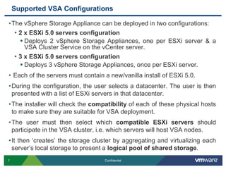 VMware vSphere Storage Appliance (VSA) - Technical Presentation,Almacenamiento,SAN,NAS,NFS ...