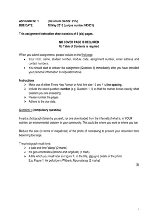 Assignment12016.withcorrectednumbering | PDF