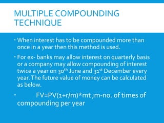 Time value of money | PPTX