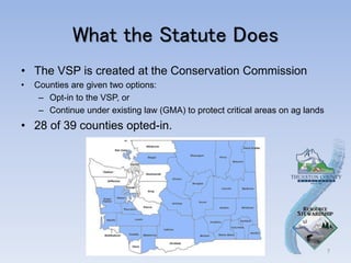 Voluntary Stewardship Program: Background and Progress in Thurston ...