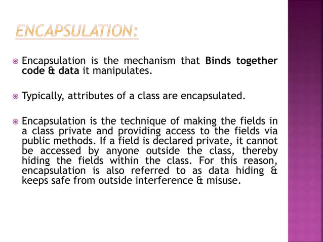 Fundamentals of JAVA | PPT