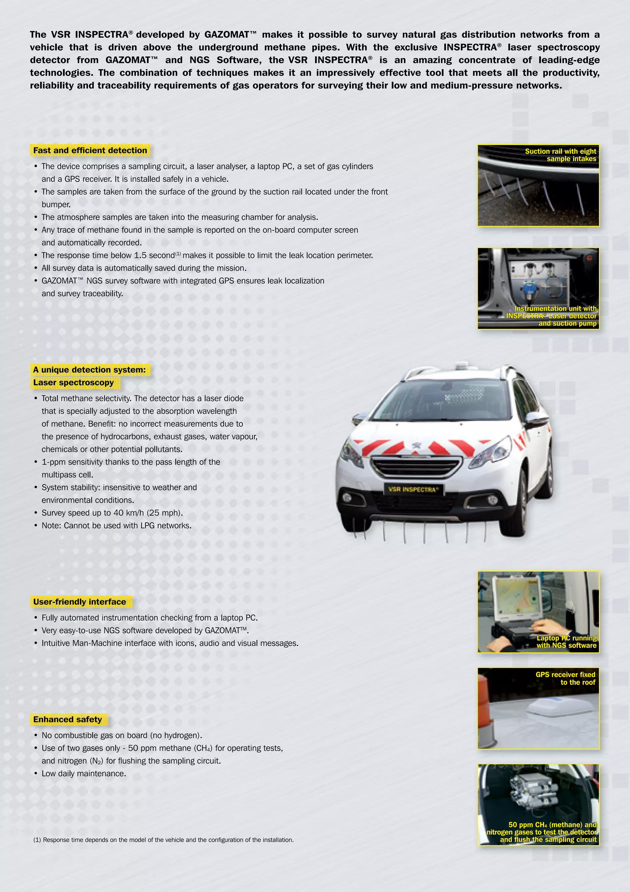 Vsr inspectra gas detection vehicle | PDF