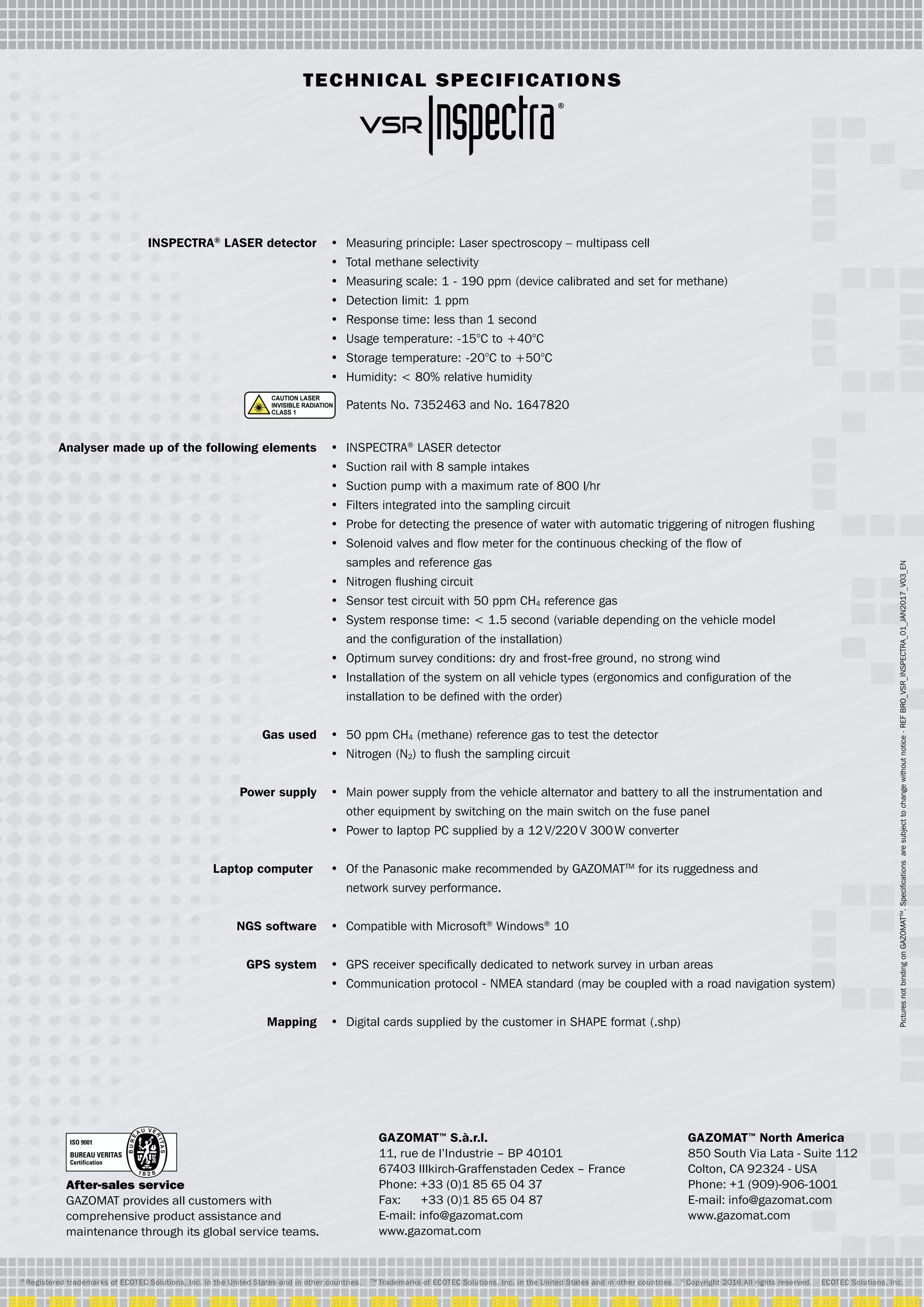Vsr inspectra gas detection vehicle | PDF