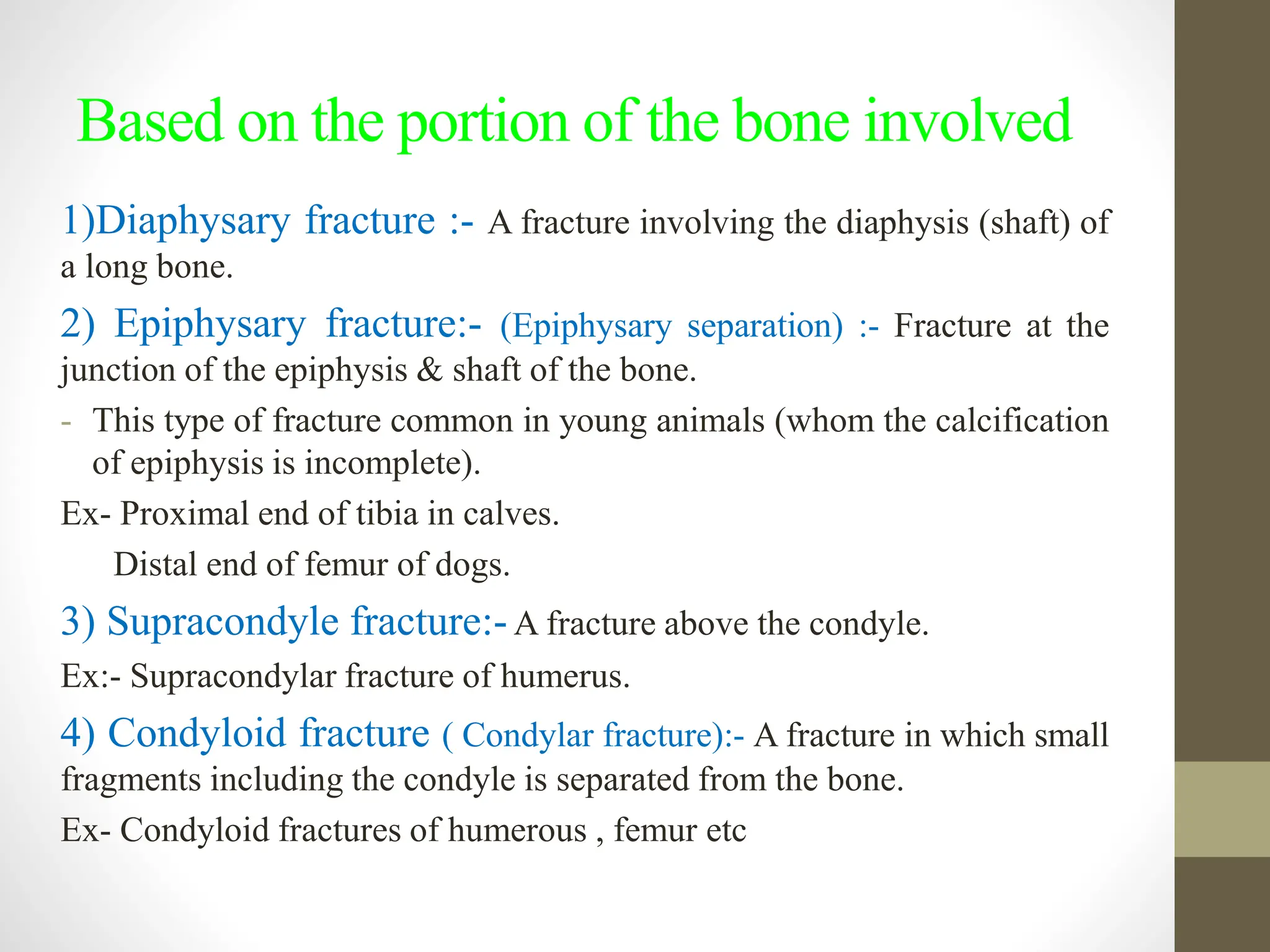 VSR610_PPT_Fracture.pptx classification of fractures | PPTX