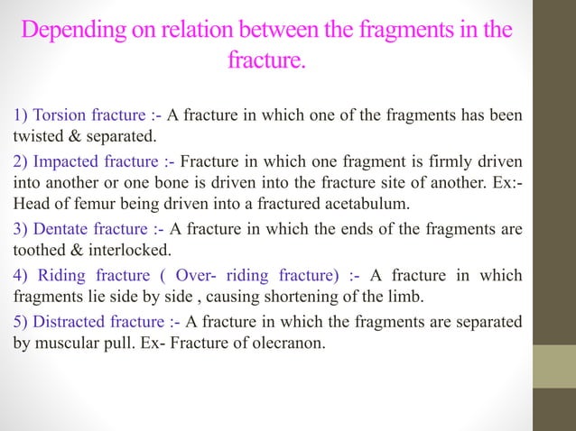 VSR610_PPT_Fracture.pptx classification of fractures | PPTX