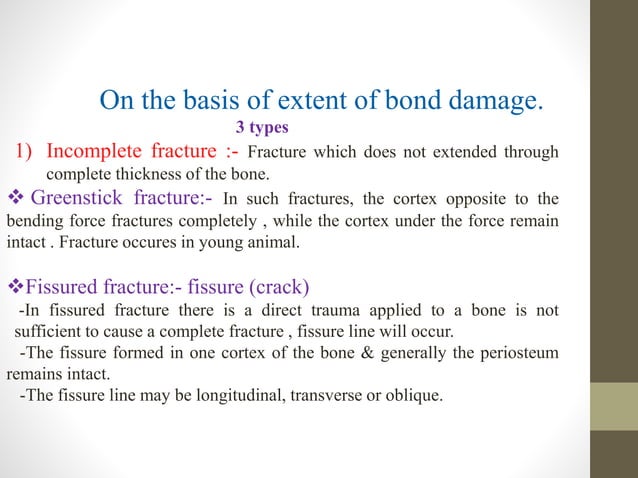 VSR610_PPT_Fracture.pptx classification of fractures | PPTX