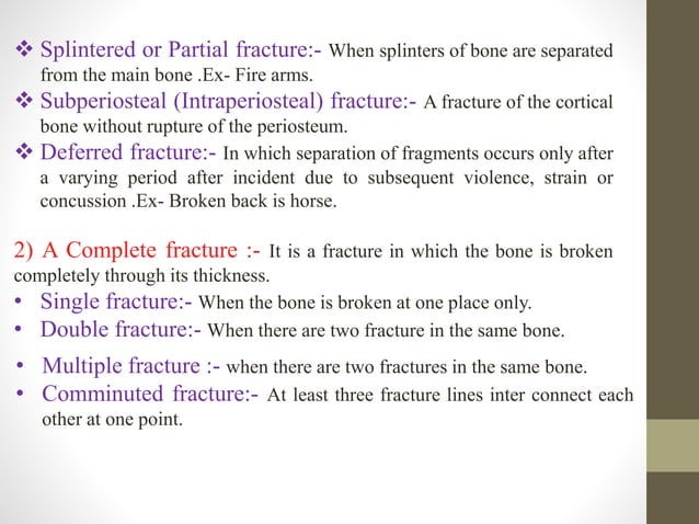 VSR610_PPT_Fracture.pptx classification of fractures | PPTX