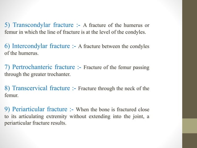 VSR610_PPT_Fracture.pptx classification of fractures | PPTX