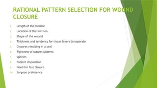 Comprehensive Guide to Suture Patterns and Surgical Knots in Veterinary ...