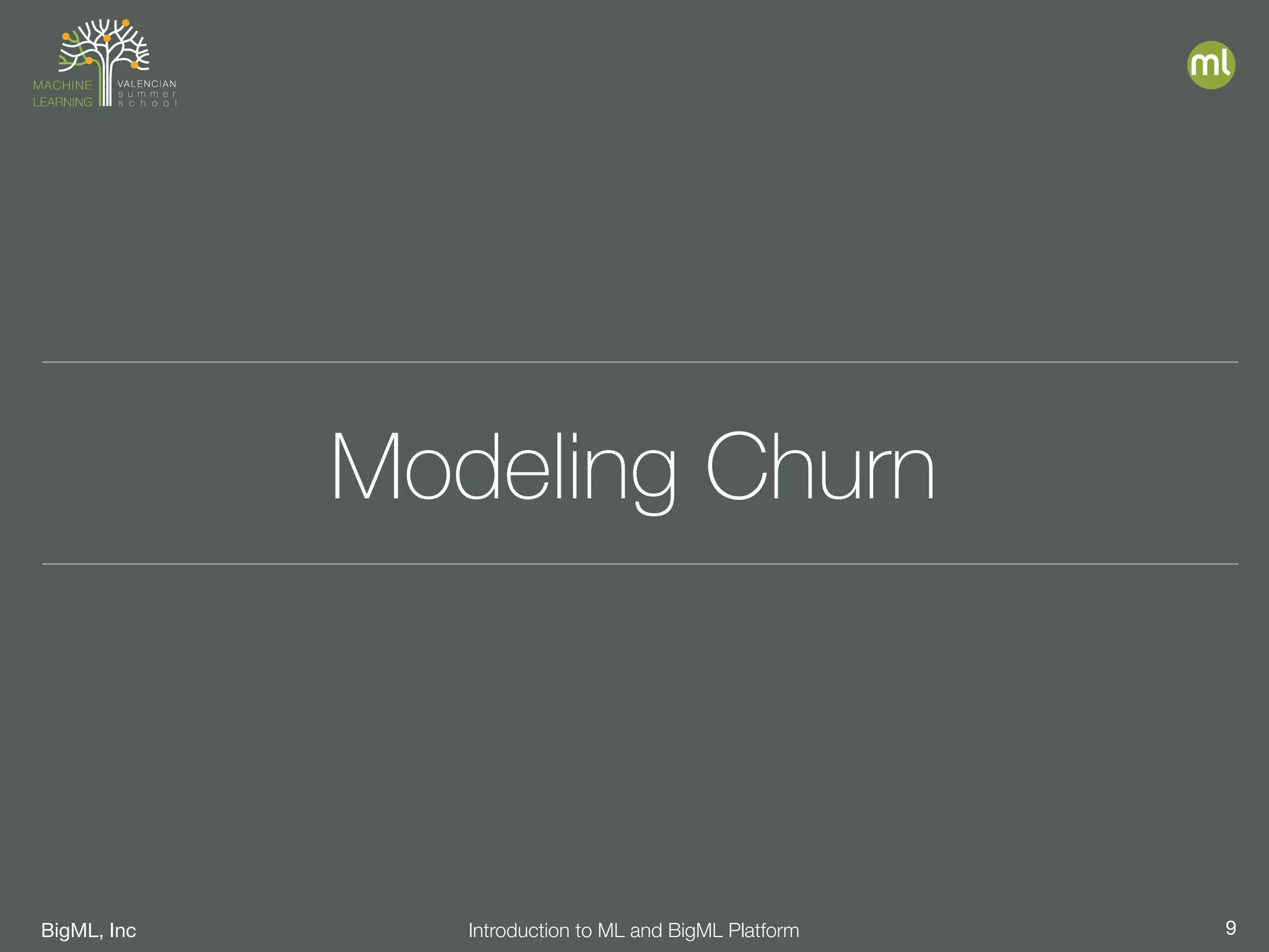 VSSML18. Introduction to Machine Learning and the BigML Platform | PDF