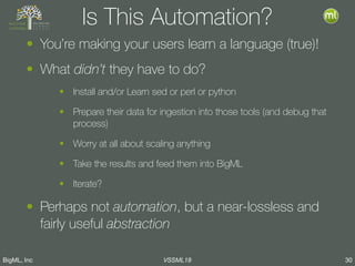 VSSML18. Advanced WhizzML Workflows | PDF