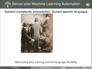 VSSML18. Introduction to WhizzML | PPT