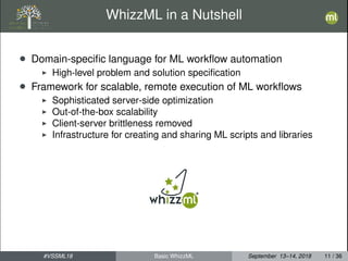 VSSML18. Introduction to WhizzML | PPT