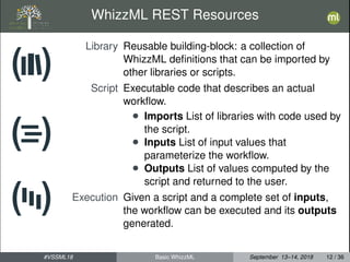 VSSML18. Introduction to WhizzML | PPT