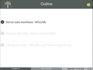 VSSML18. Introduction to WhizzML | PPT