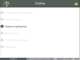 VSSML18. Practical Workshops | PPT