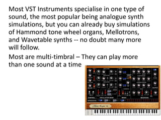 Vst Virtual Studio Technology | PPTX
