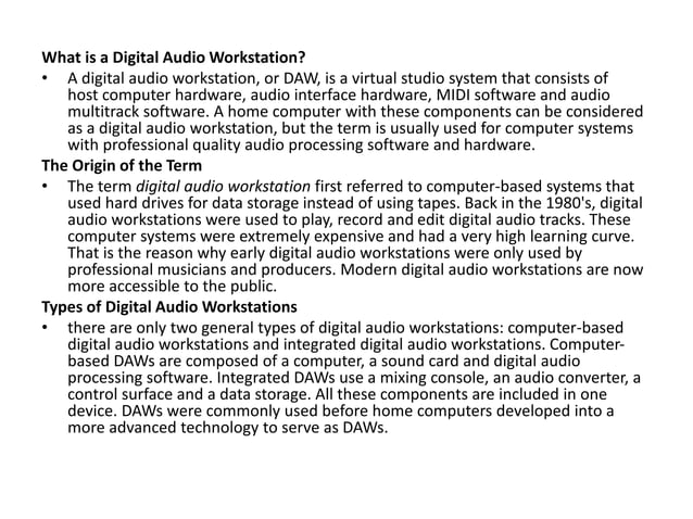 Vst Virtual Studio Technology | PPTX