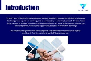 Vstack.dev IT Management Inc | PPT