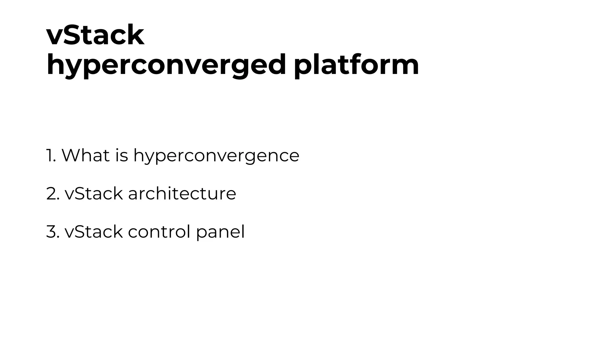 vStack hyper-converged platform | PPT | Free Download