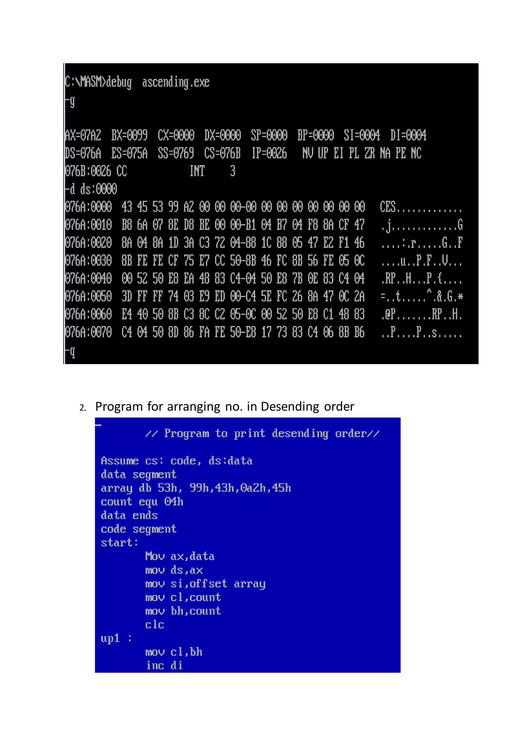 Micro processor programs | PDF