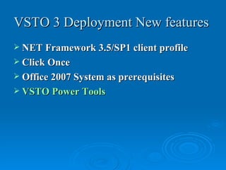Vsto 3 Excel Add-in SNUG | PPT