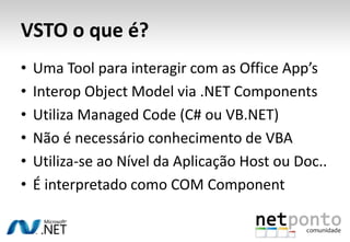 VSTO + LOB Apps | PPT
